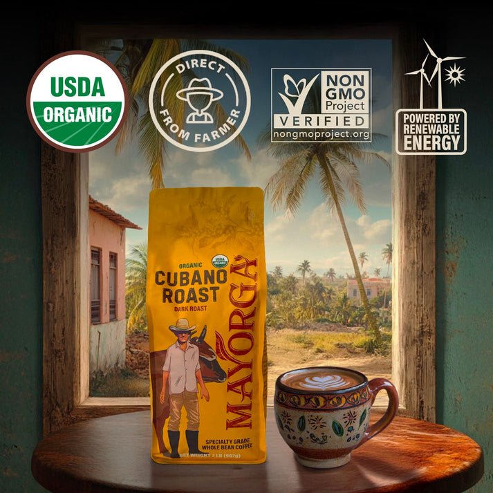 Mayorga Coffee Cubano Roast Dark Roast - Select Coffee Grind - Mayorga ...