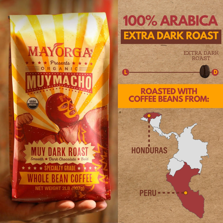Mayorga Coffee Muy Macho Dark Roast - Select Coffee Grind - Mayorga Coffee