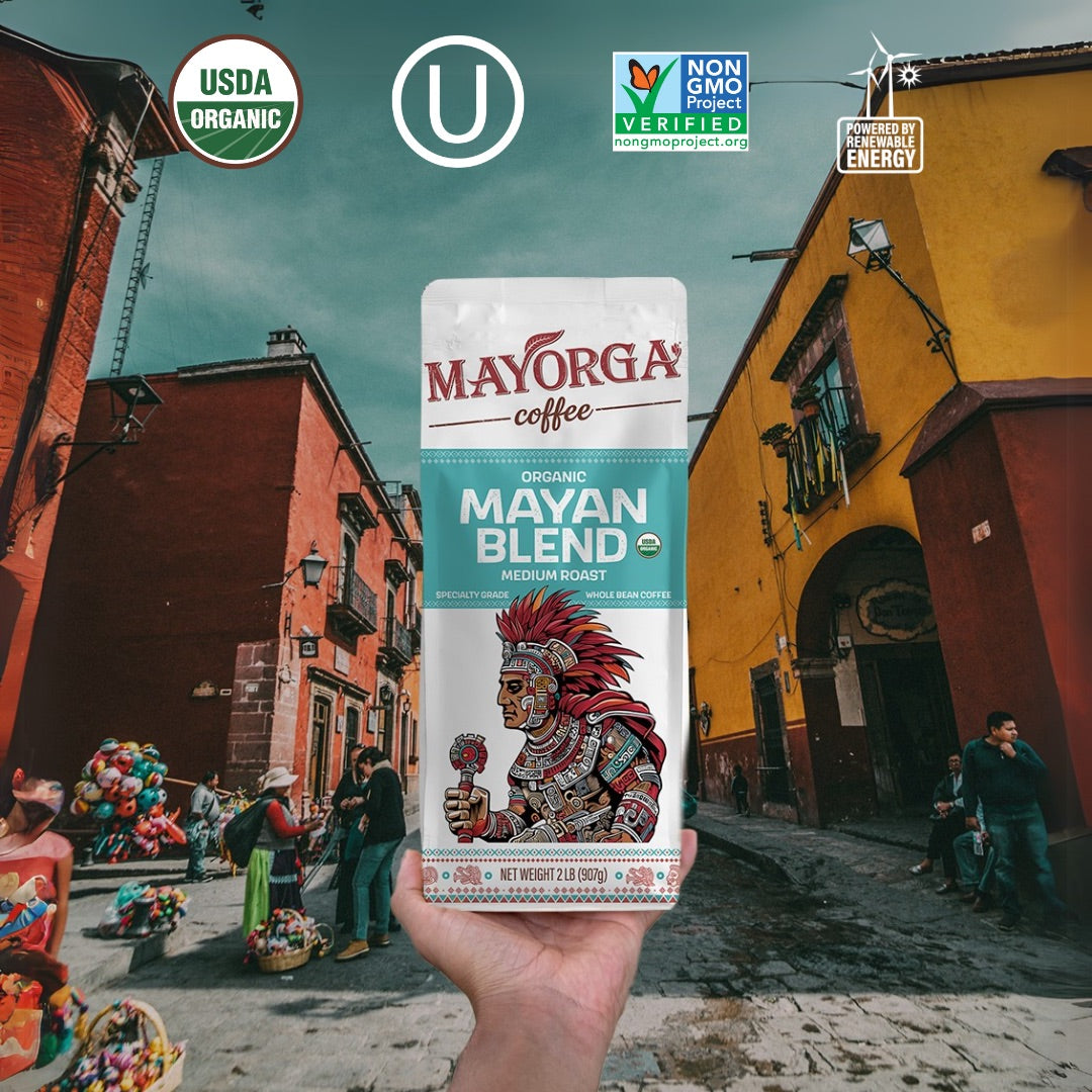 Mayorga Coffee Mayan Blend Medium Roast - Select Coffee Grind - Mayorga ...